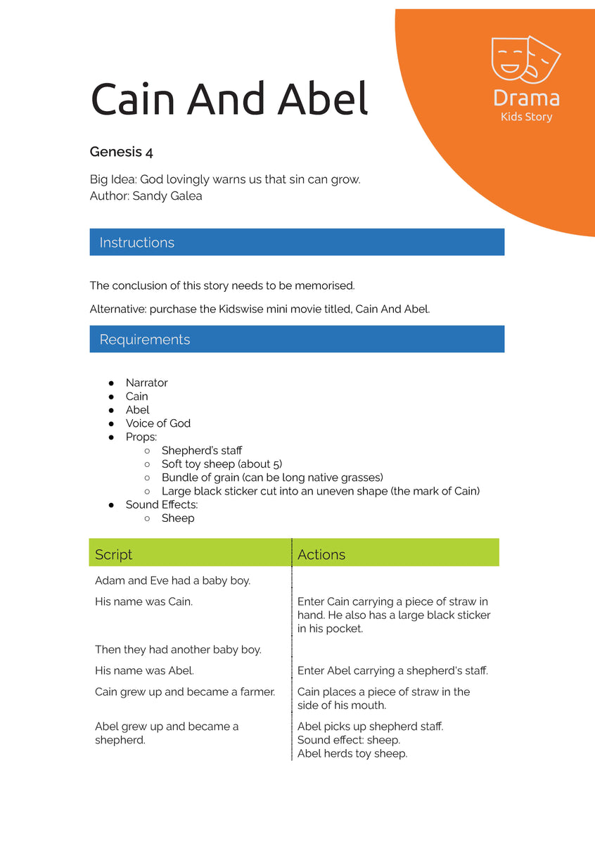 Cain And Abel – Kidswise