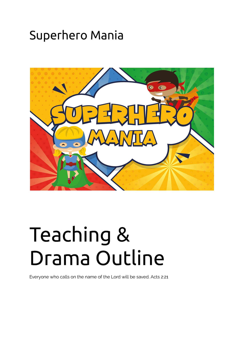 Superhero Mania – Kidswise