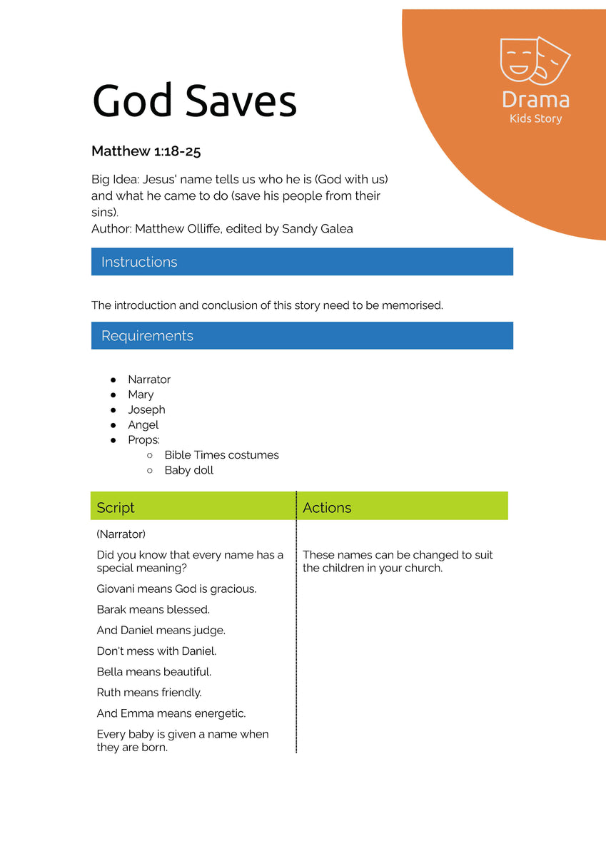 God Saves – Kidswise