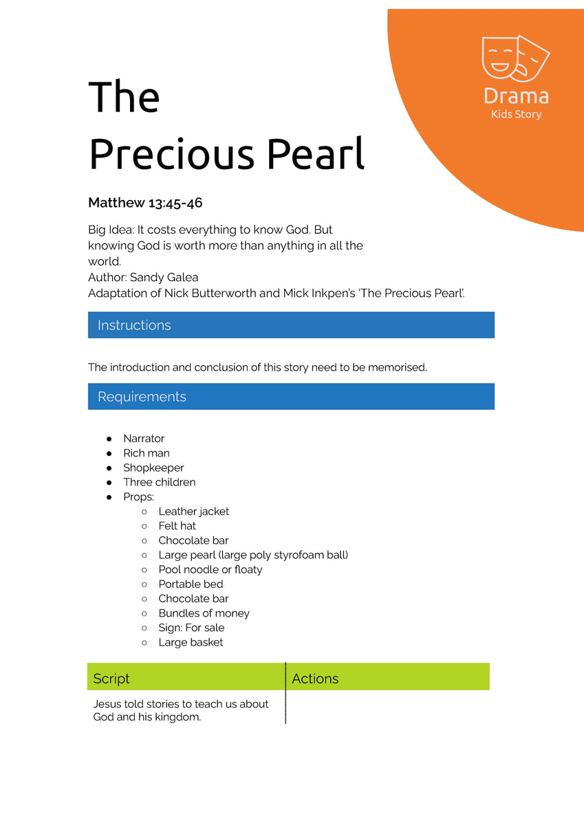 The Precious Pearl – Kidswise