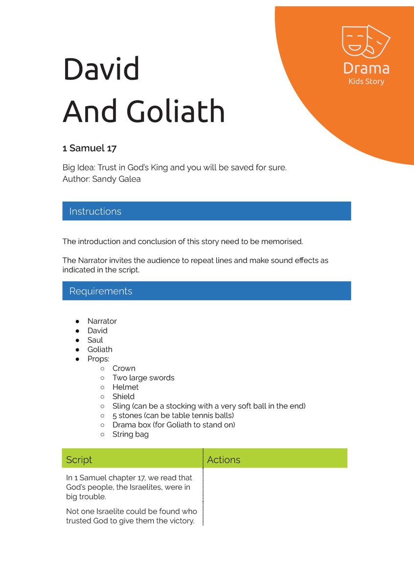 David And Goliath – Kidswise